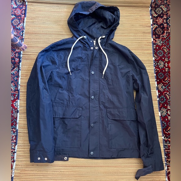 Forever 21 | Jackets & Coats | Mens Navy Blue Rain Jacket | Poshmark